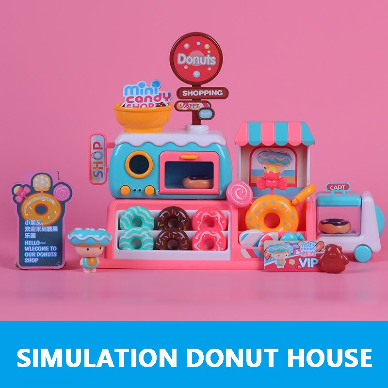Simulation Candy Toys Donuts House Light Music Chi... – Vicedeal