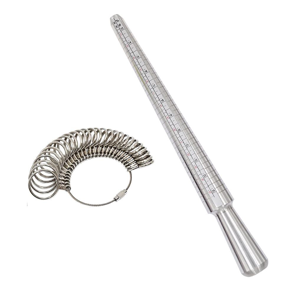 Metal UK Ring Sizer Mandrel Rings Size Measure Too... – Grandado