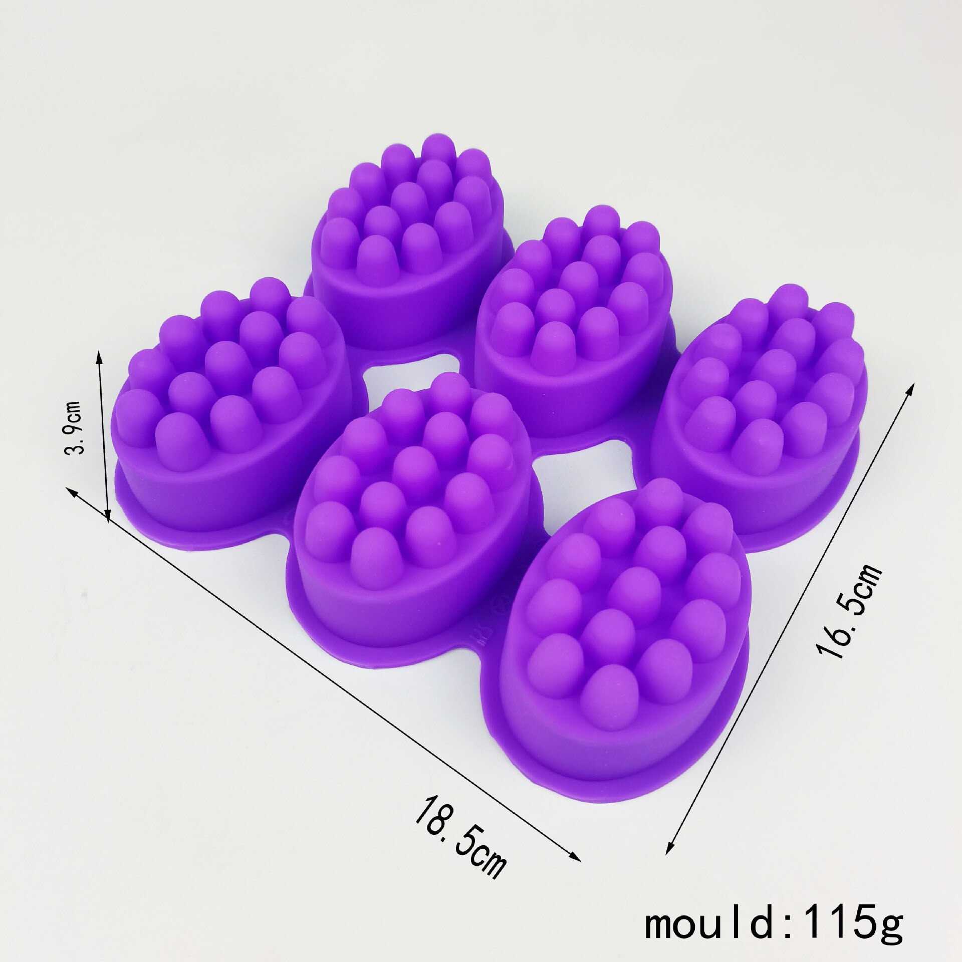 3D Handmade Silicone Soap Molds Massage Therapy Ba... – Vicedeal