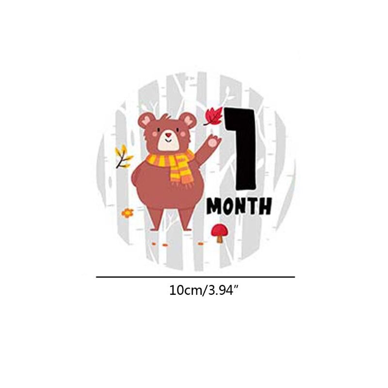 Baby Monthly Stickers,Baby First Year Month Age Gr... – Vicedeal