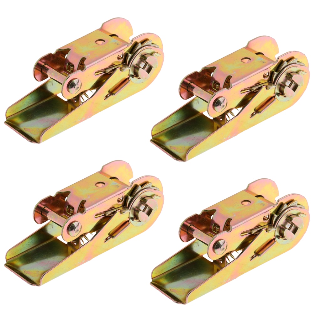 4x Heavy Duty Double Lock Ratchet With Handle Stra... – Vicedeal