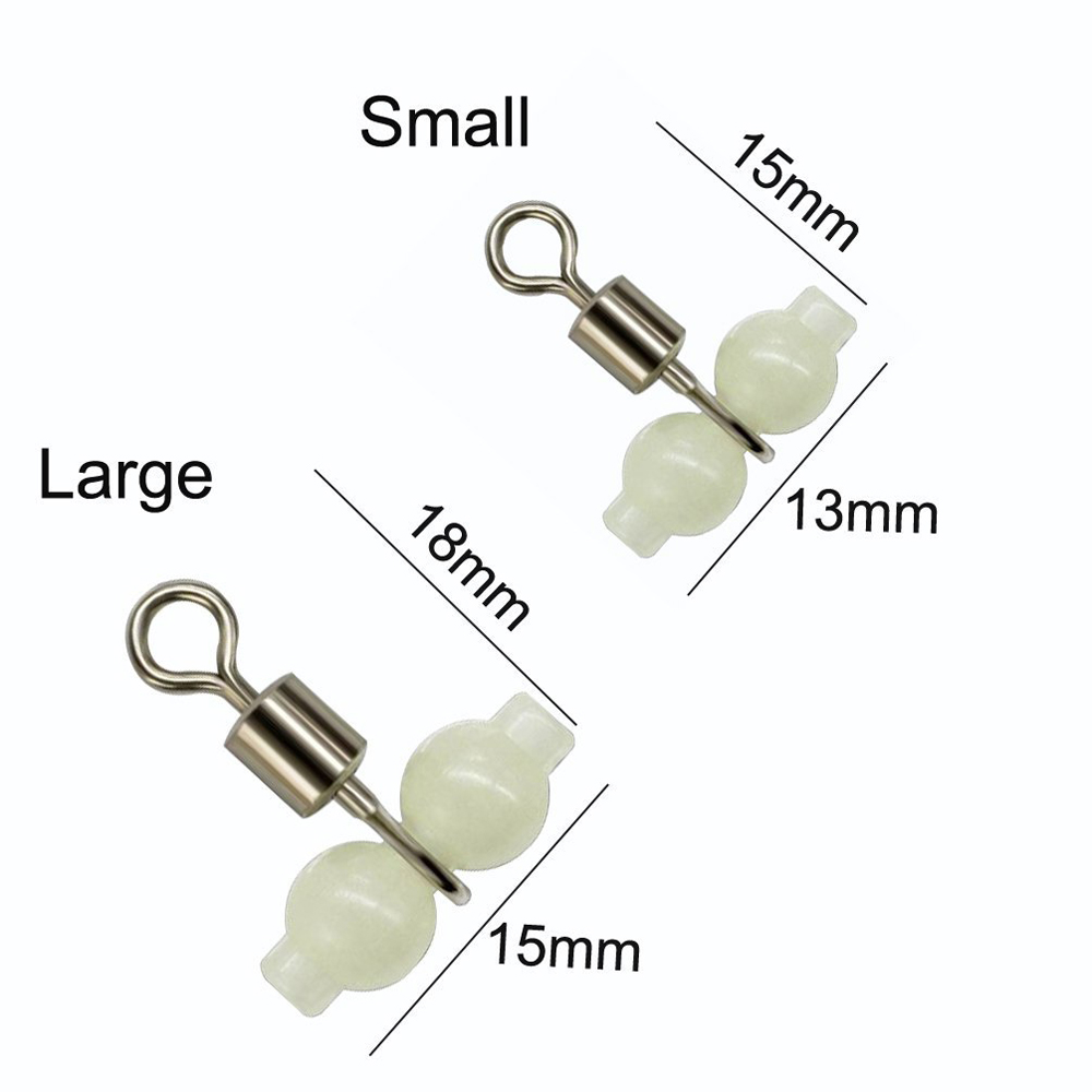 Hyaena 30pcs Luminous Cross Line Rolling Fishing S... – Grandado