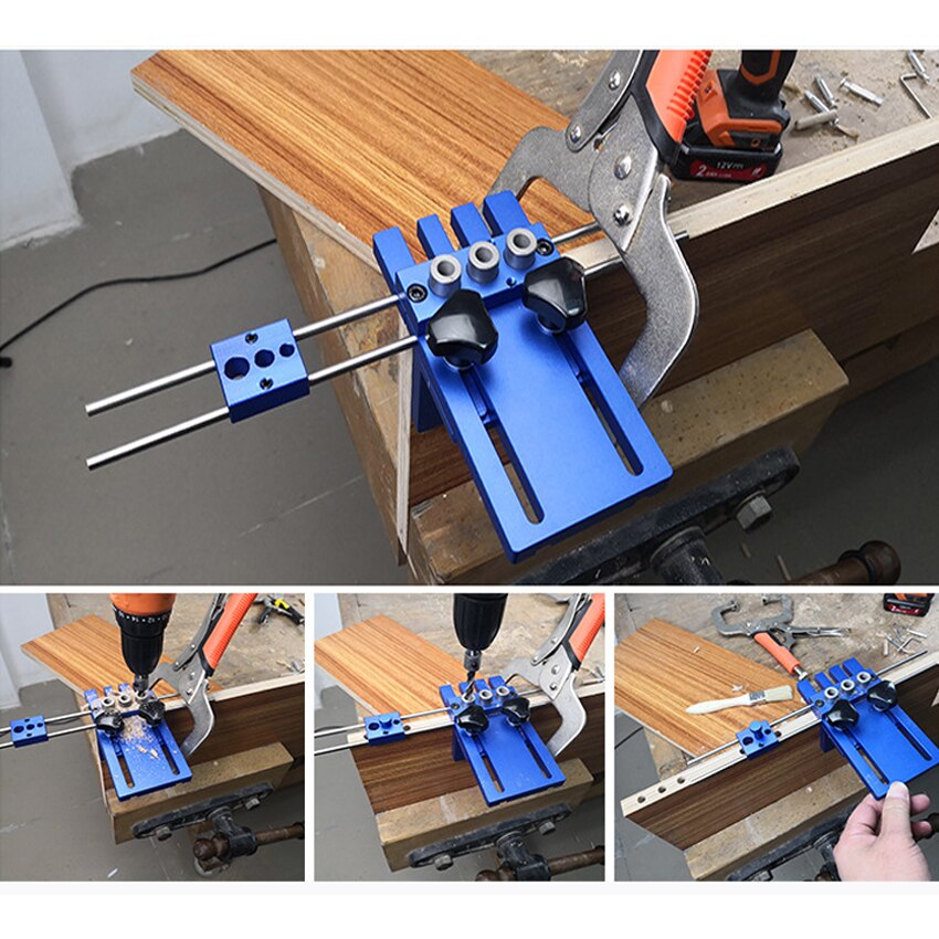 Woodworking Tool DIY Hand Tools Drilling Guide Kit... – Vicedeal