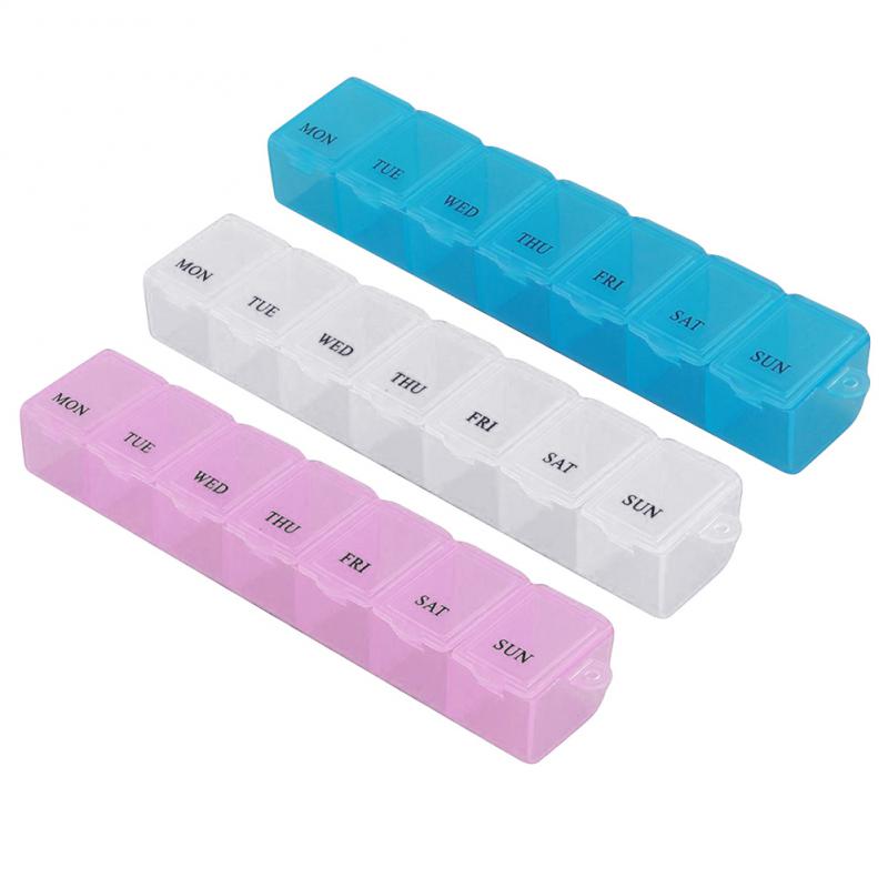 7 Day Weekly Pill Box Travel Box Tablet Holder Med... – Vicedeal