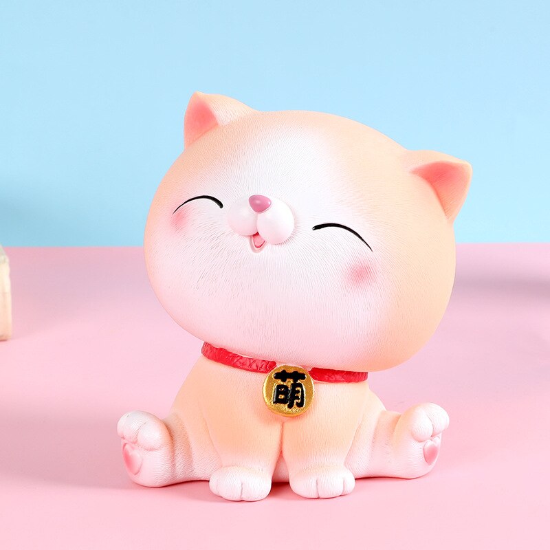 Söt husdjur katt spargris tecknad djur prydnadsför... – Grandado