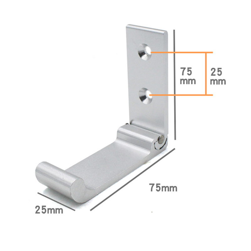 90 Degrees Folding Clothes Hook Aluminum Alloy Pun... – Vicedeal