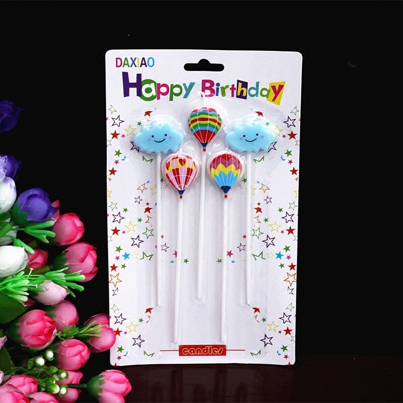 Birthday candle balloon cloud candle cake candle e... – Grandado