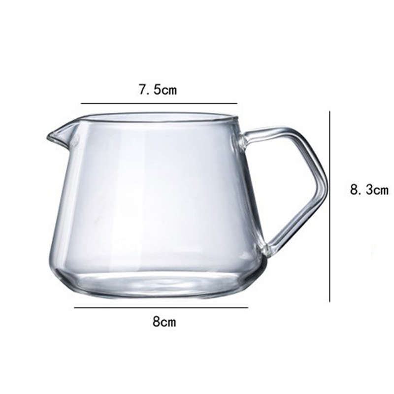 400ML-600ML Glass Coffee Sharing Pot Coffee Server... – Grandado