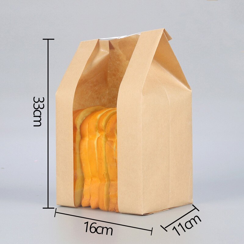 5pcs Kraft Paper Bag Bags Packaging Biscuit Candy ... – Grandado