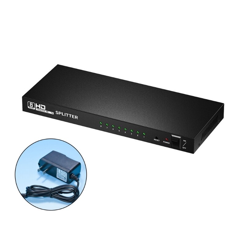 1x8 8 Ports Powered Splitter One Input To Eight Ou... – Vicedeal