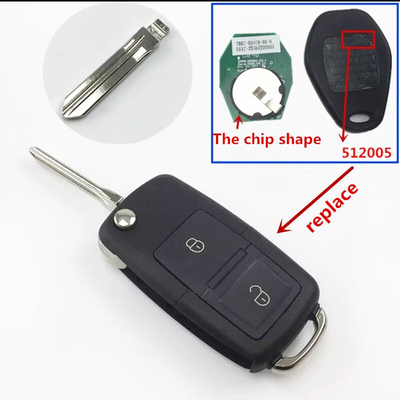 Car key assembly, the key chip,modified key for Ge... – Vicedeal