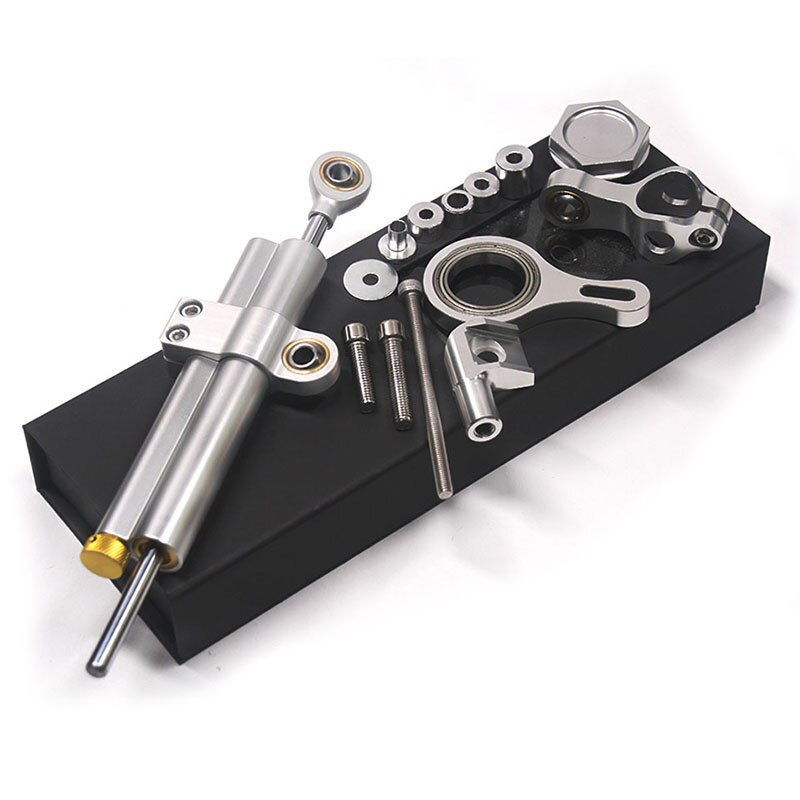 Cnc Aluminum Adjustable Motorcycles Steering Stabilizer Damper Bracket ...