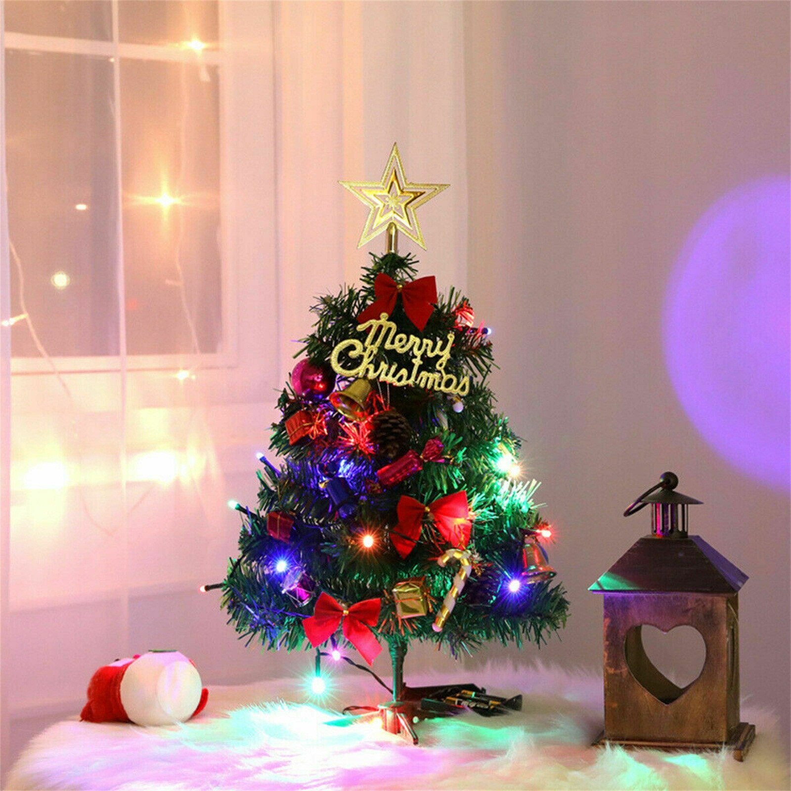 50cm LED Artificial Small Mini Christmas Tree Tabl... – Vicedeal 50cm LED Artificial Small Mini Christmas Tree Tabl... – Vicedeal