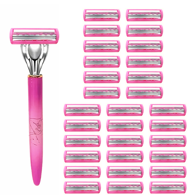 4/12 Pcs Women Safety Razor Blades Bikini Comforta... – Grandado