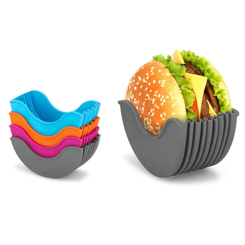 Burger Buddy Silicone Shelf Stretchable Hamburger ... – Grandado