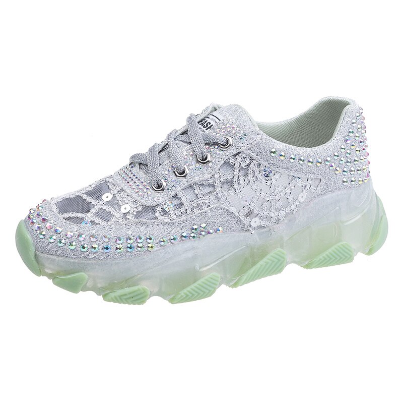 Fujin Women Sneakers Spring Leisure Thick Bottom B... – Grandado