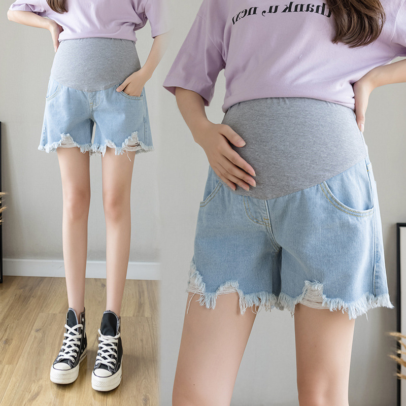 Korean Style Summer Cotton Maternity Belly Short P... – Grandado