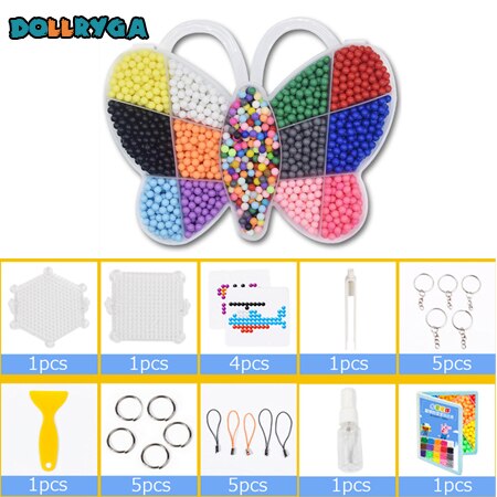 DOLLRYGA 2500PCS DIY Boxed Water Bead Solid Bead R... – Vicedeal