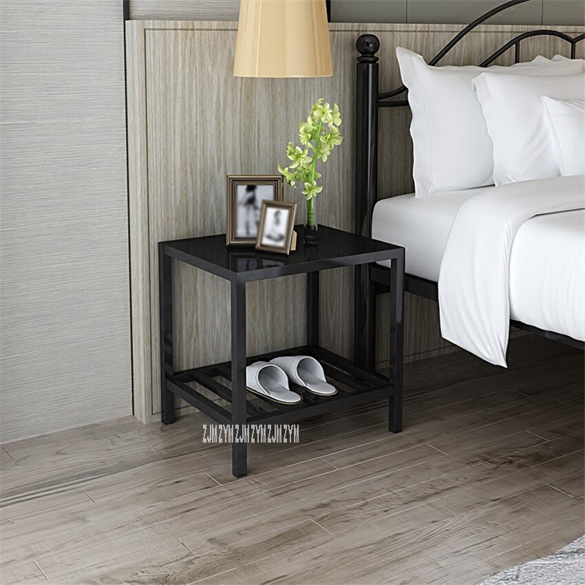 CTG323 Modern Simple lron Hotel Bedside Cupboard B... – Grandado