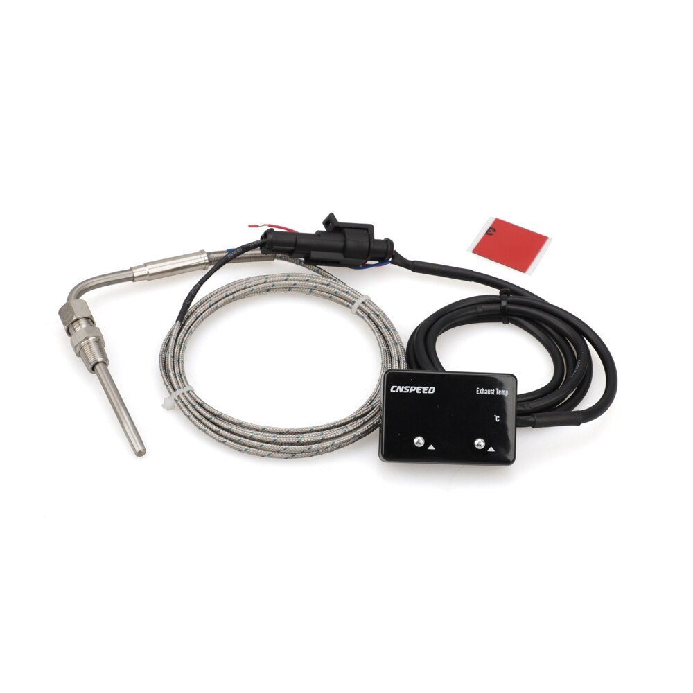 Red Blue LED Exhaust Gas Meter Exhaust Temp Gauge ... – Grandado