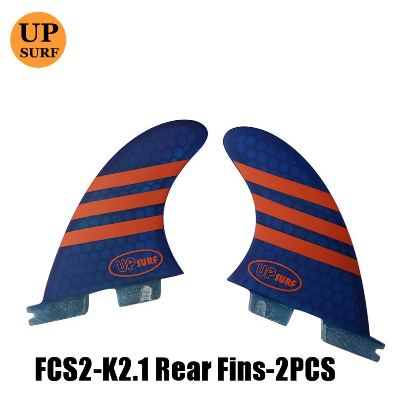 Surf FCS 2 K2.1 rear Fin yellow Fibreglass Quilhas... – Grandado