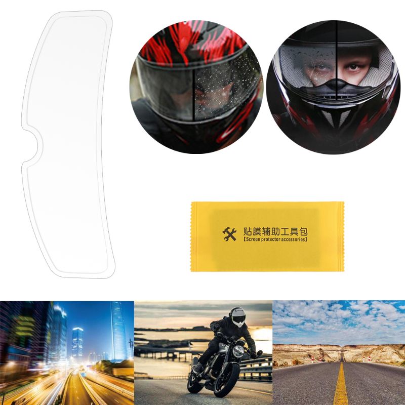 Universal Motorcycle Helmet Clear Rainproof Film A... – Grandado