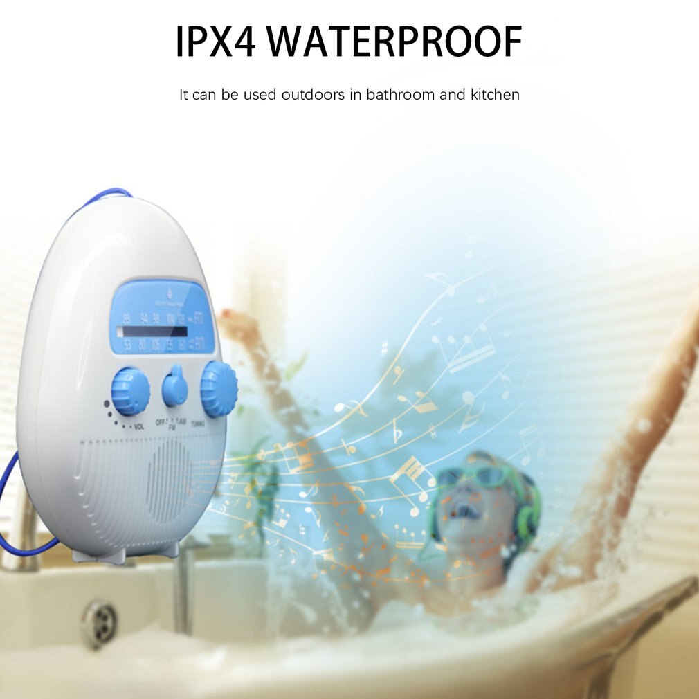 Waterproof Shower Radio Wireless Mini Portable Sho... – Grandado
