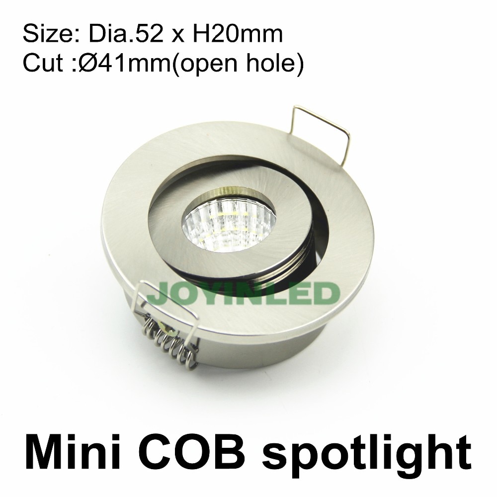 40Mm Gat Ronde 3W Dimbare Cob Mini Spot Led Downli... – Vicedeal