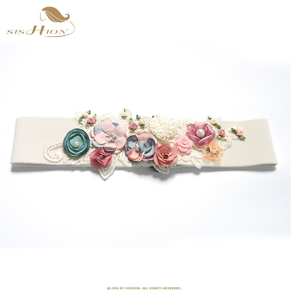 SISHION Black Bohemian Embroidered Women Belt VD12... – Grandado