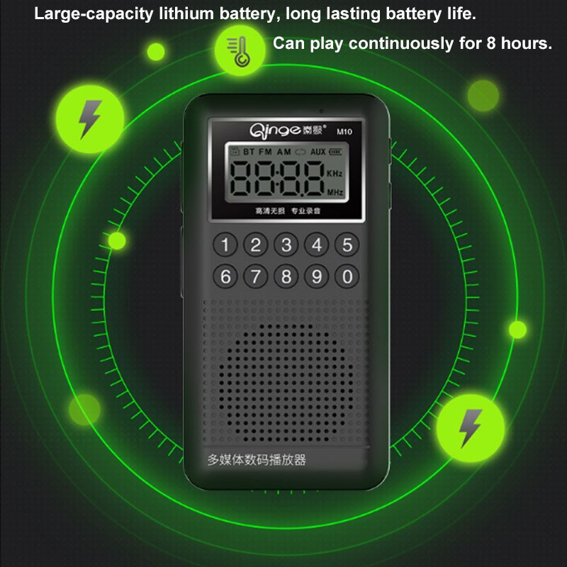 Mini FM Radio Portable Bluetooth 5.0 Speaker Stere... – Grandado