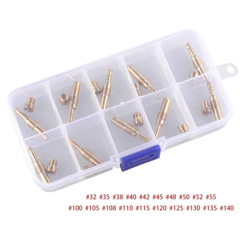 10Pcs Carburetor Main Jets kit & 10Pcs Slow Jets f... – Grandado
