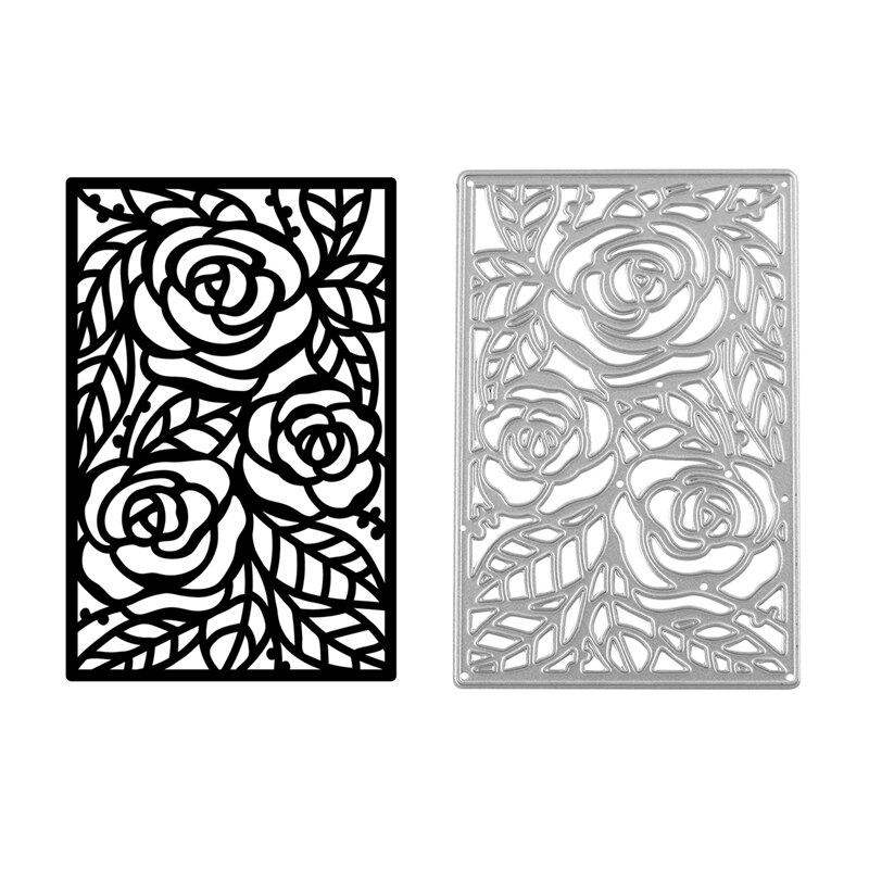 Kokorosa Floral Frame Metal Cutting Dies Flower Ba... – Grandado