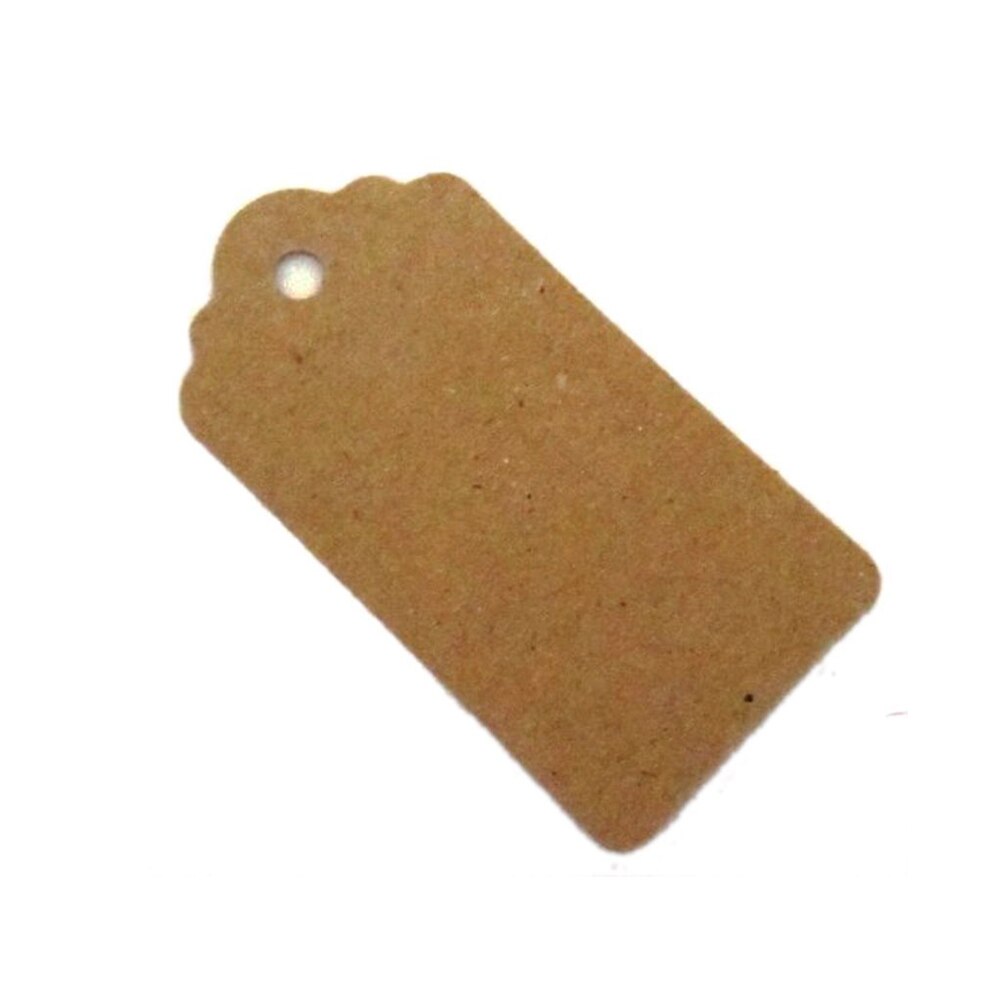 Rustic Scalloped Kraft Paper Card Blank Brown DIY ... – Vicedeal