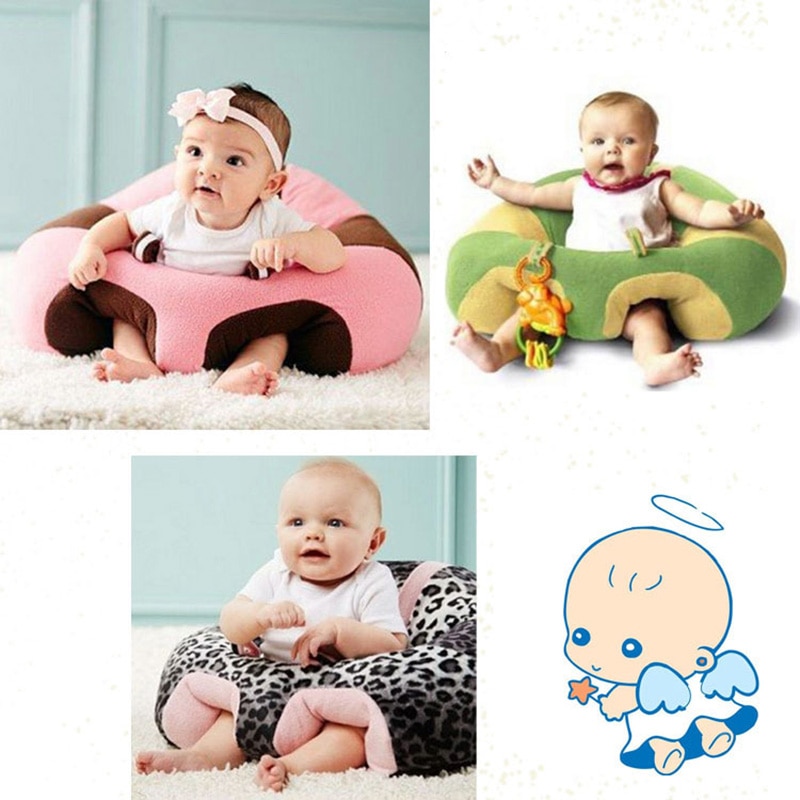Baby Support Seat Plush Soft Baby Sofa Infant Lear... – Vicedeal