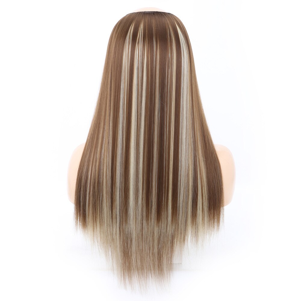 ZM Hair Long 24" Clip In Hair Extensions Synthetic Clip-Ins Silky ...
