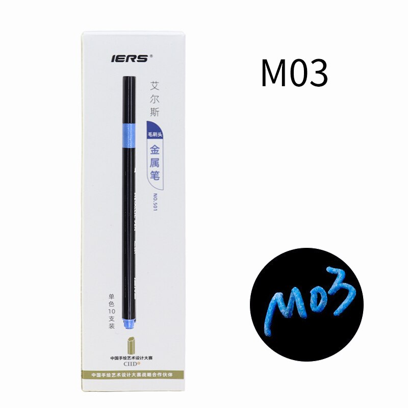 IERS 501BR 10/18Color Metal Watercolor Marker Pen ... – Grandado