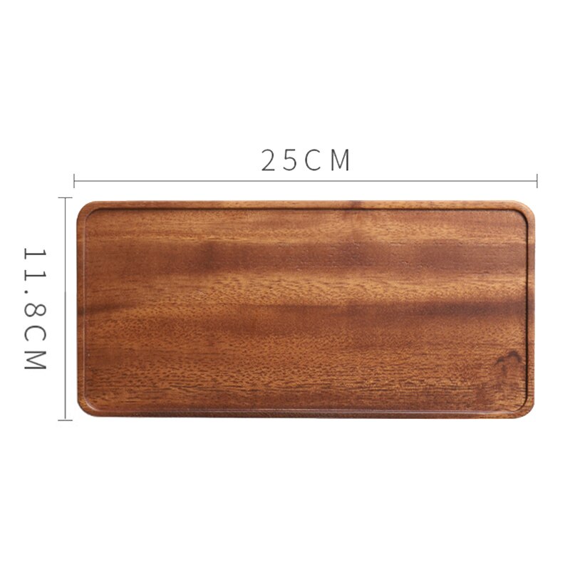 South American Walnut Tray, Solid Wood Wooden Afte... – Grandado