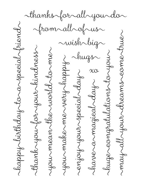 Thanks Words Transparent Clear Silicone Stamp/seal... – Grandado