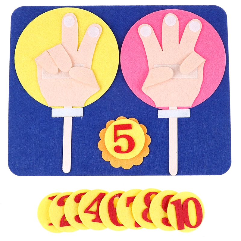Felt Finger Numbers For Child Early Learning Digit... – Vicedeal