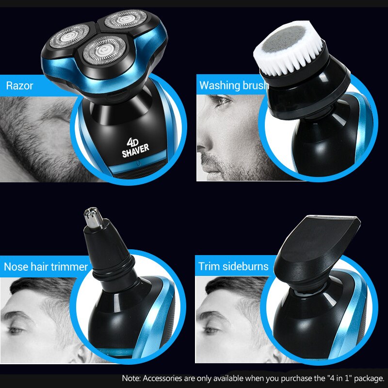 Floating Triple Blade Electric Shaver for Men Wash... – Grandado
