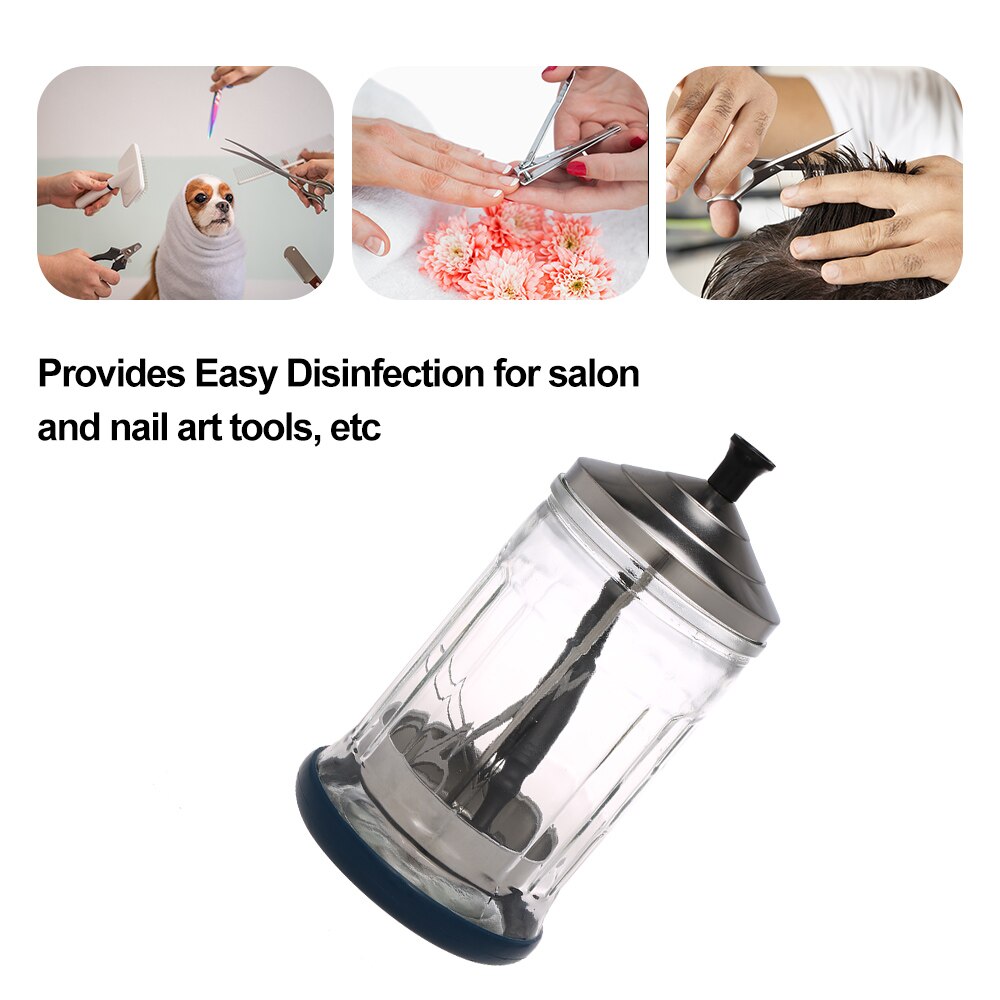 Salon Barber Disinfection Jar Container Sterilizer... – Grandado