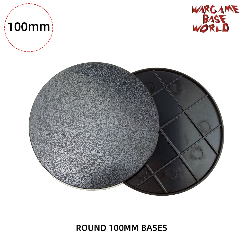 wargame base world -100mm round bases – Grandado