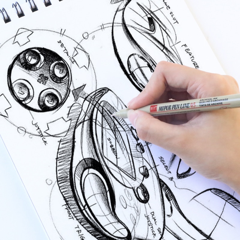 Pigma Micron Pen Set 003 005 01 02 03 04 05 08 1.0... – Vicedeal