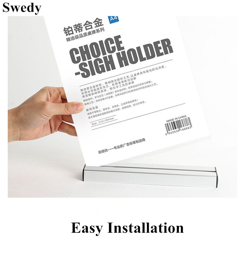 A5 148x210mm Double Sided Table Top Acrylic Sign H... – Grandado