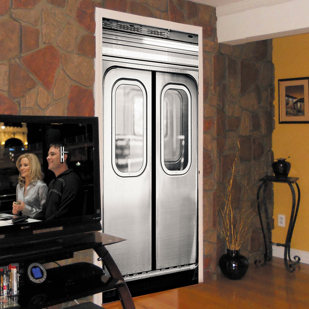 3D Imitation Subway Gate Door Stickers For Living ... – Grandado