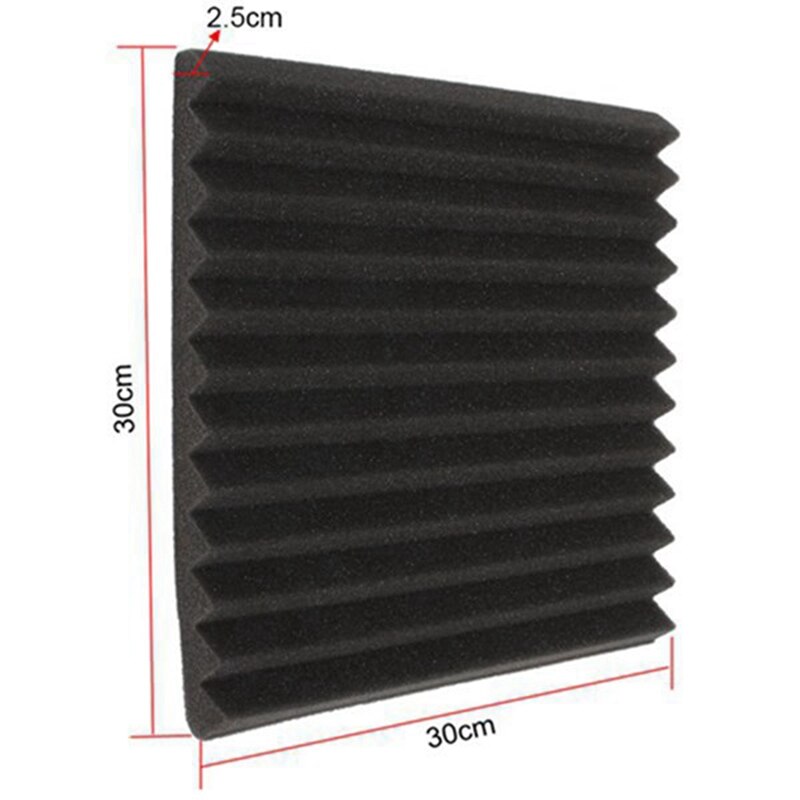 48 Pcs Acoustic Panel Soundproof Studio Foam for W... – Grandado