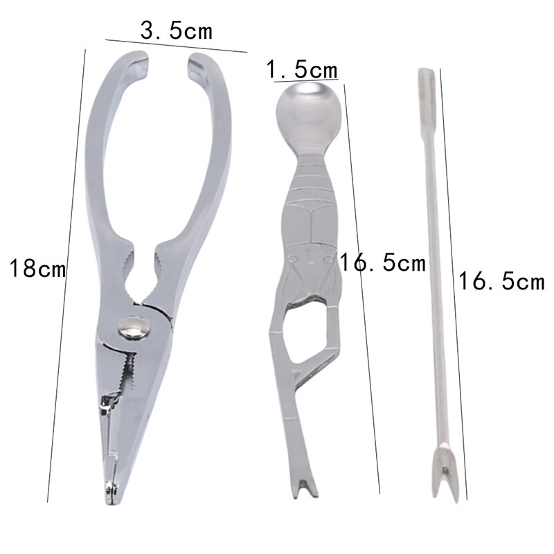 Crab Eating Tools Three Piece Kitchen Accessories ... – Grandado