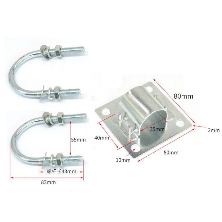 Omni Fiberglass Antenna Mount U Bolts Installation... – Vicedeal