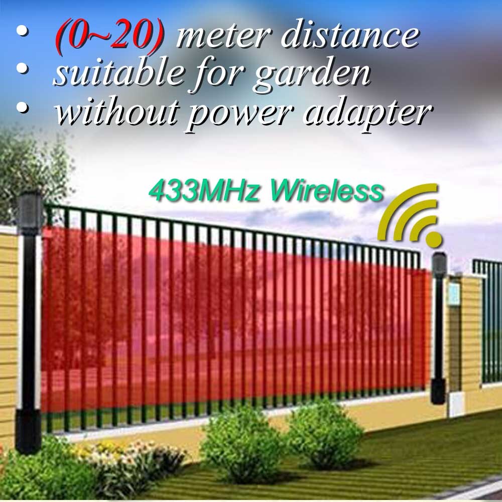 433MHz Wireless & Wired Beam Detector Outdoor Wate... – Grandado