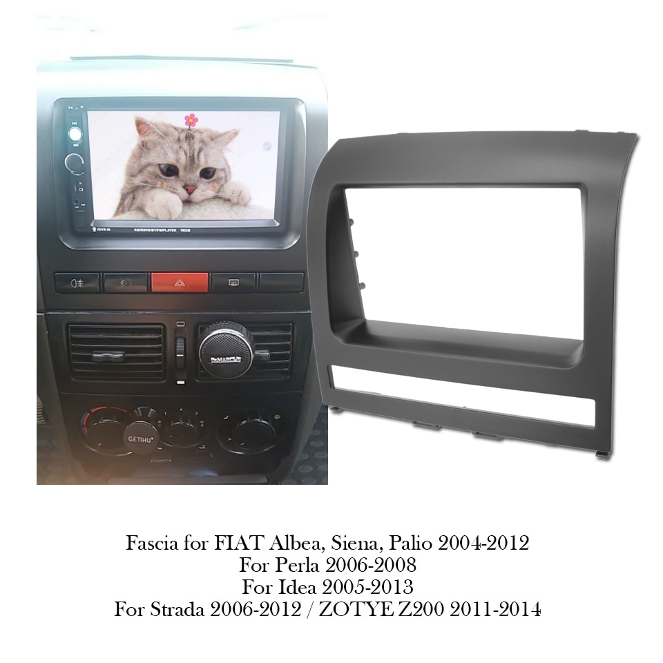 2Din Car Radio Frame Fascia For Fiat PERLA Albea /... – Grandado